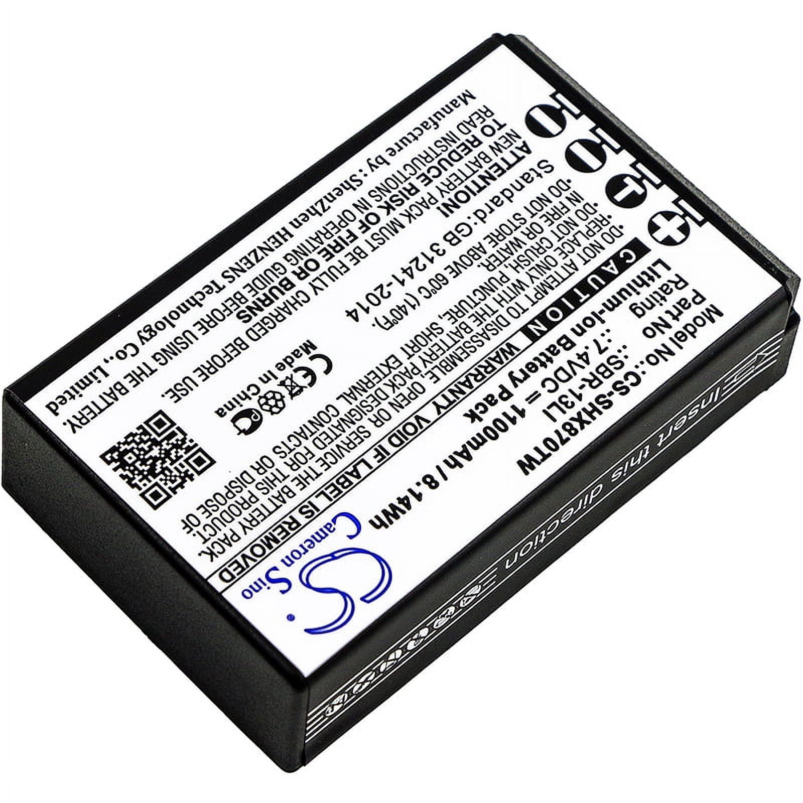 1100mAh Standard Horizon SBR-13LI Battery for HX870E HX870 - Walmart.com