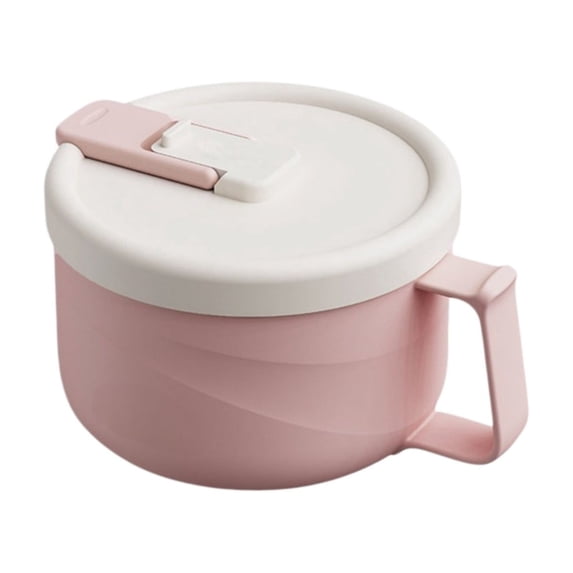 1100ml 304 Stainless Steel Insulated Ramen Bowl with Handle Phone ...