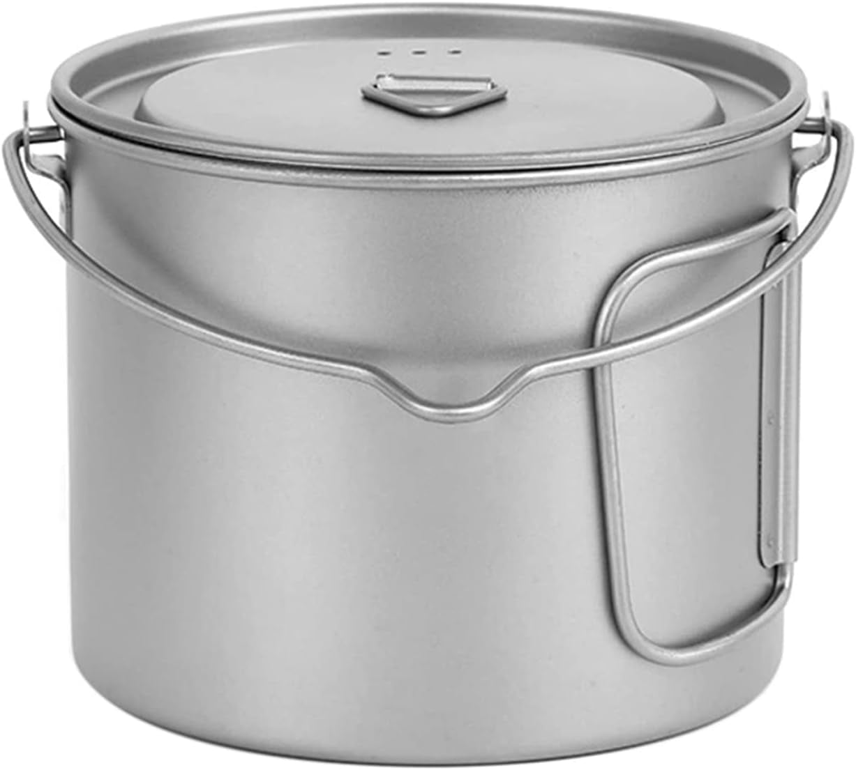 1100ml Titanium Pot Ultralight Portable Hanging Pot with Lid and ...