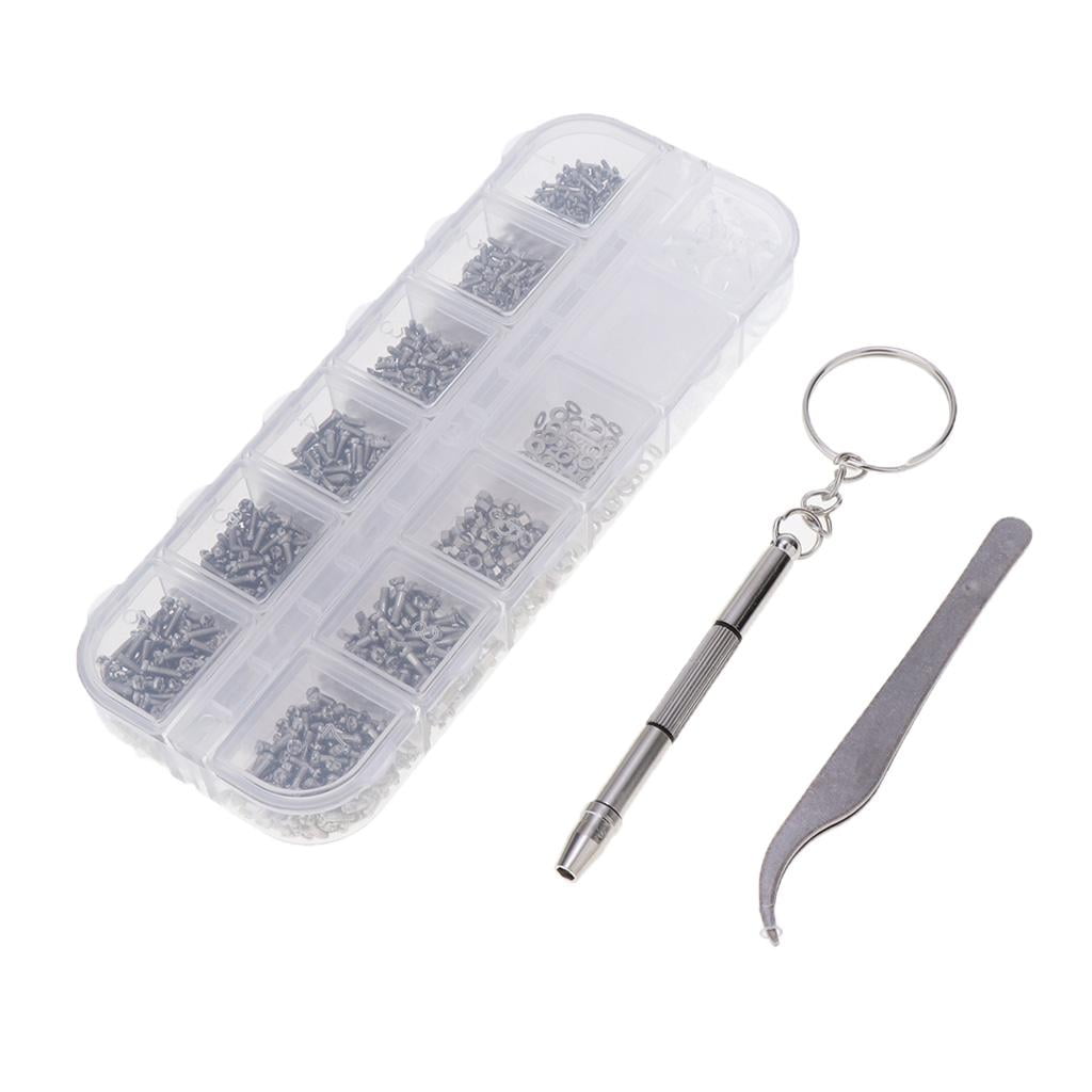 1100pcs in 1 Eyeglasses Repair Tool Set Stainless Steel, Includes ...