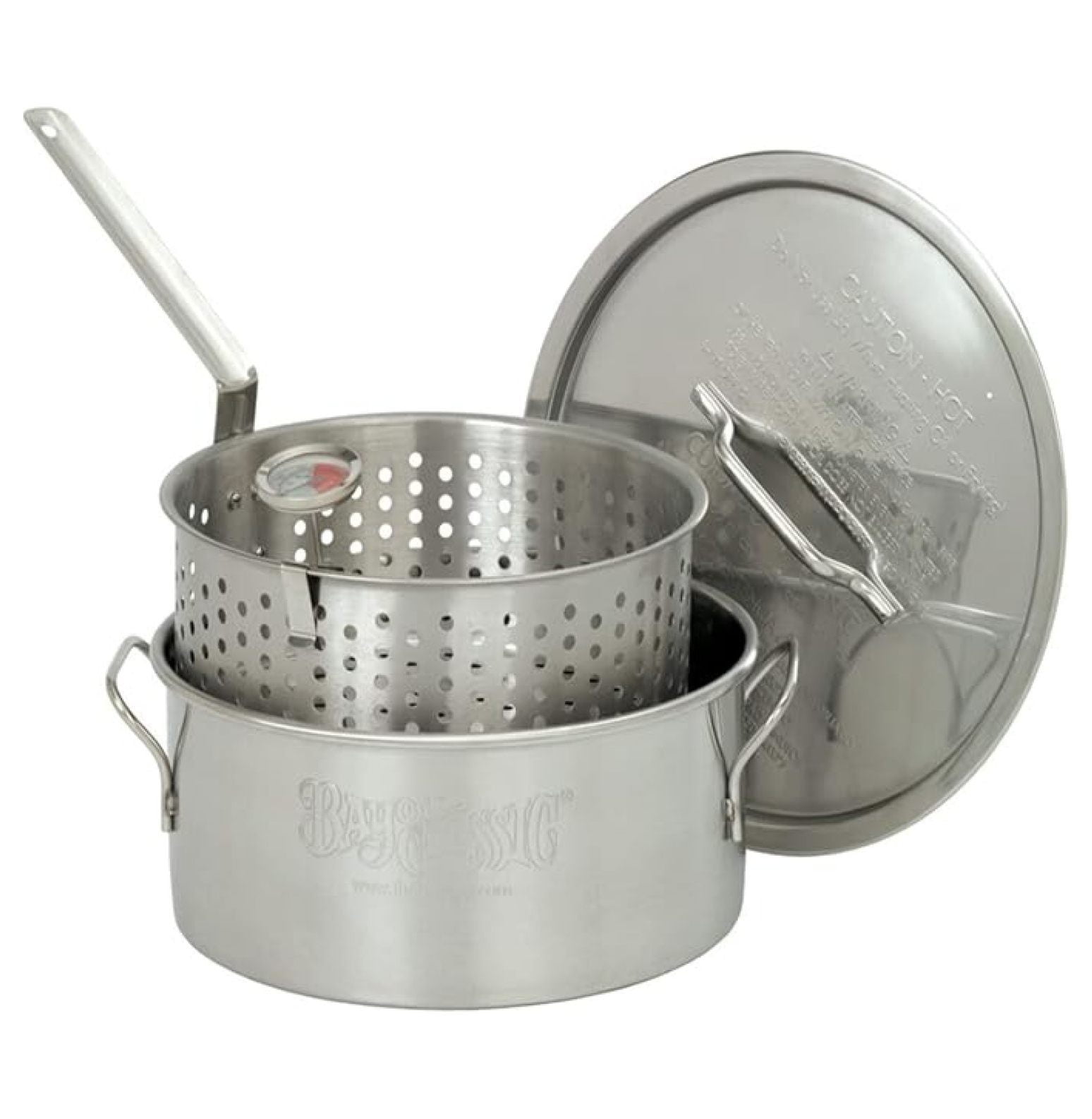1101 10-qt Stainless Steel Fry Pot Perfect For Frying Fish Shrimp ...
