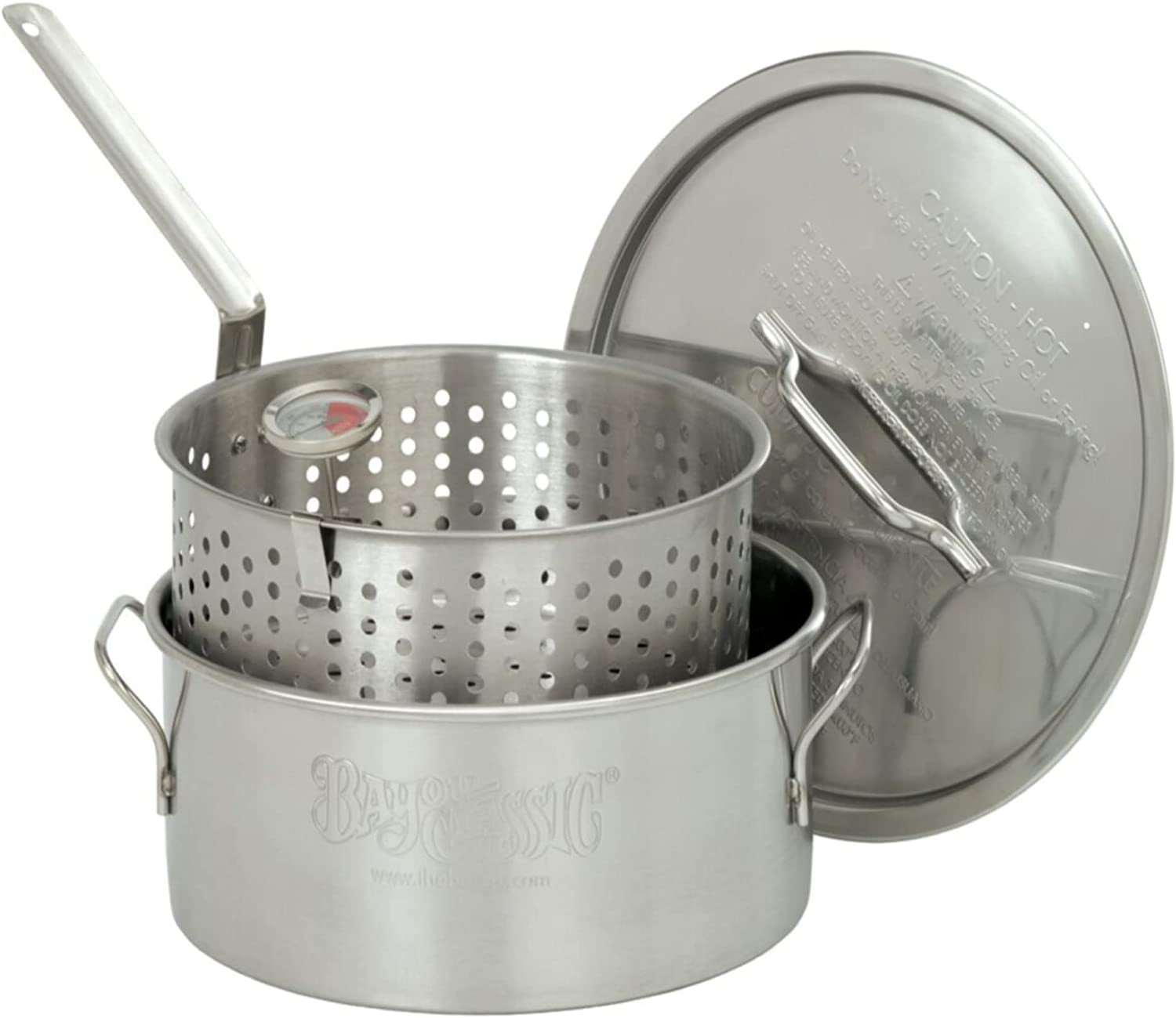 1101 10-qt Stainless Steel Fry Pot Perfect For Frying Fish Shrimp ...