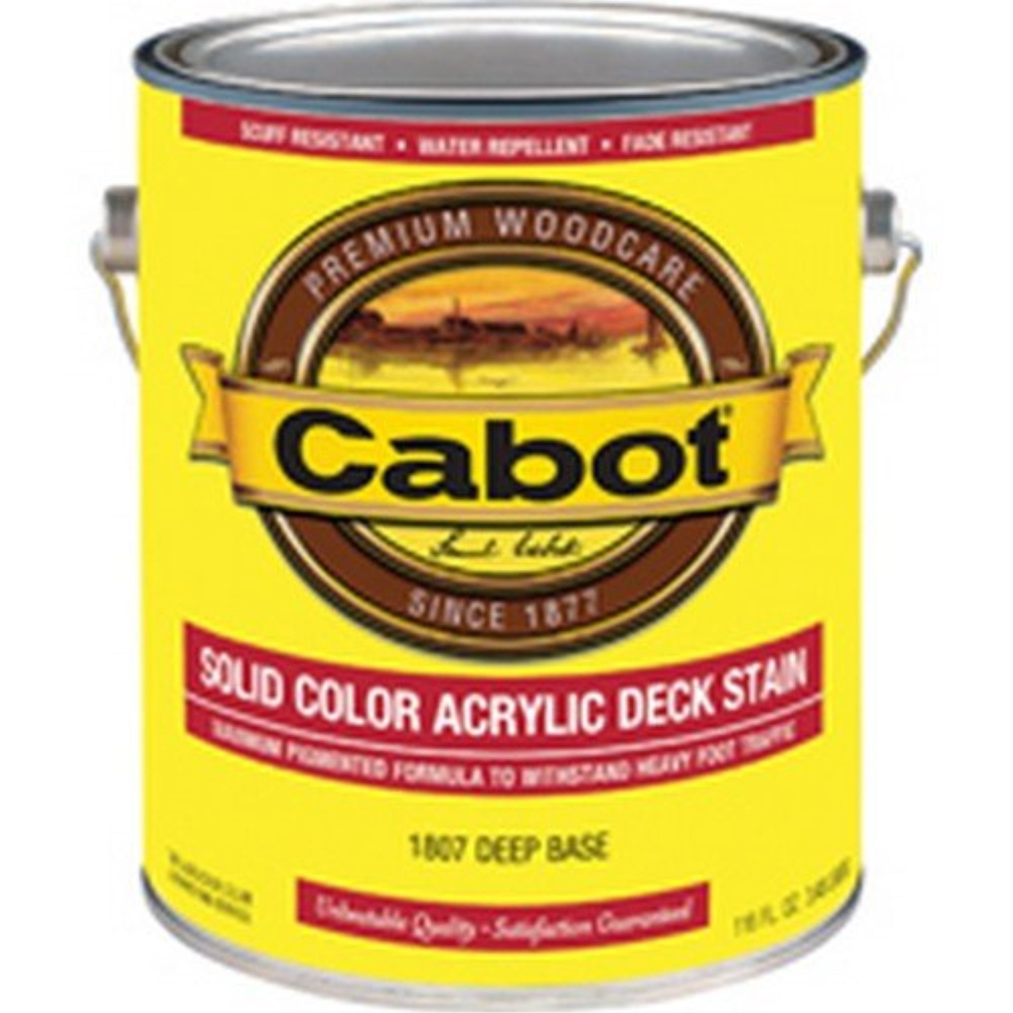 1109677 STAIN DECK SOLID DEEP GL Cabot Solid Tintable Deep Base Water ...