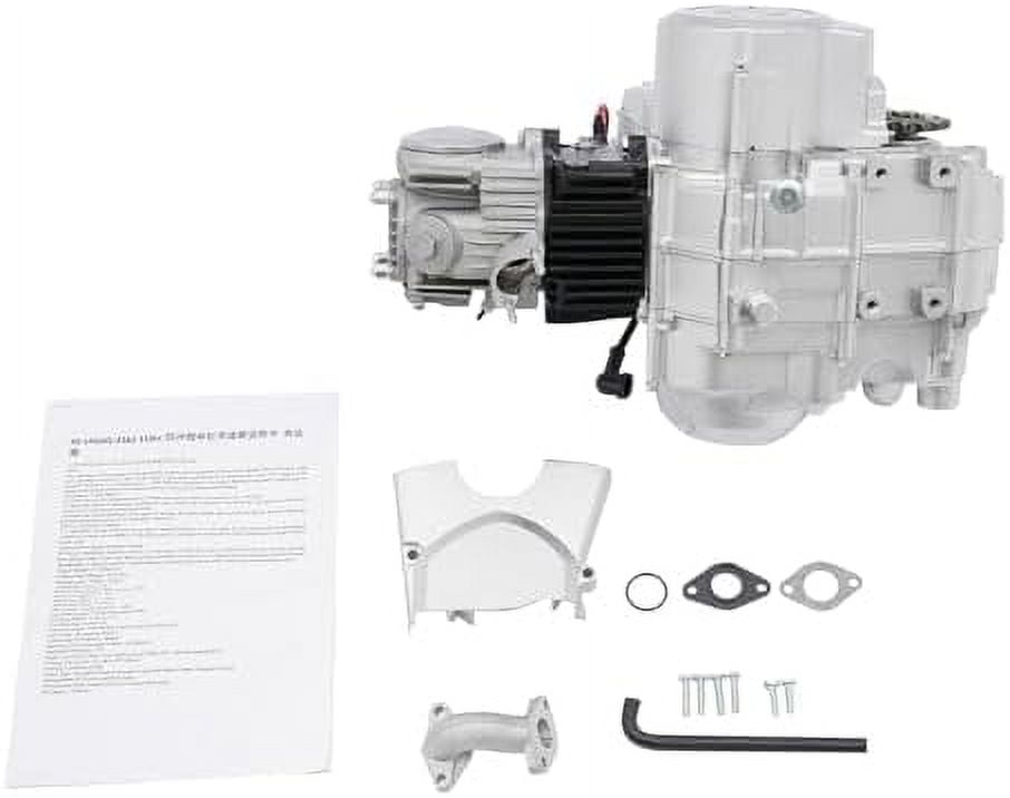 110CC 4 Stroke ATV Motor Engine, ATV Engine Motor with Air Cooling System, Electric Auto Start ...