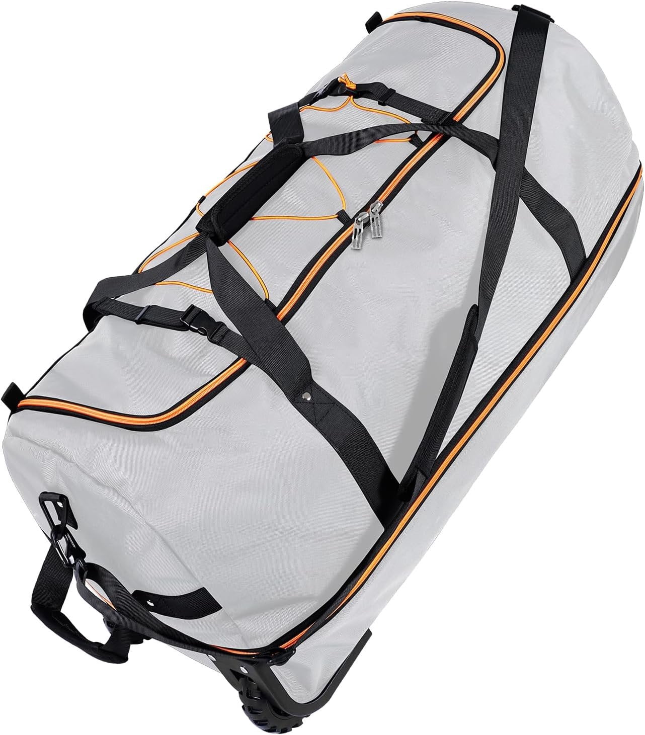 110L Expandable to 140L 32" Foldable Oxford Soft-Sided Rolling Duffle ...