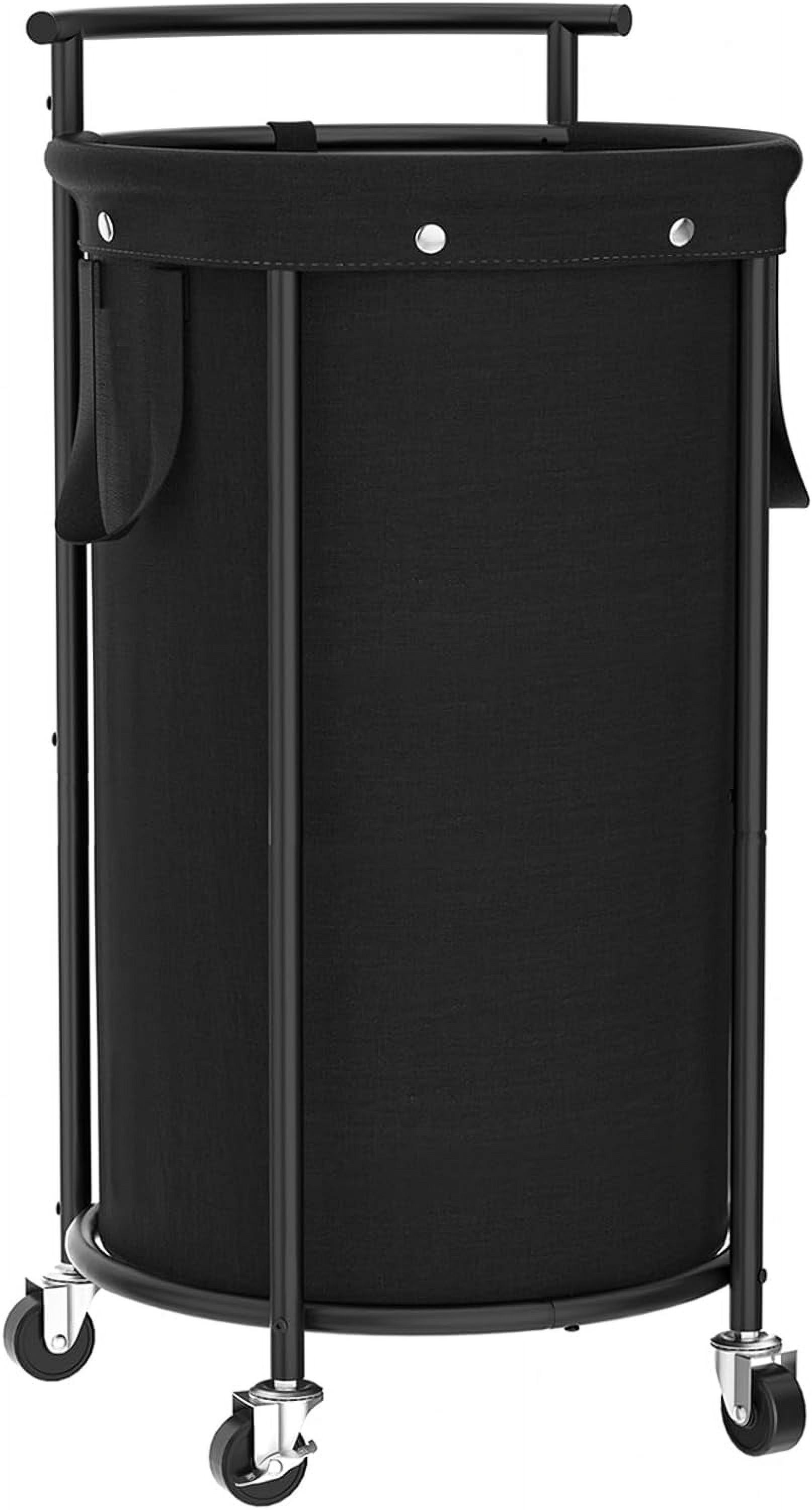 110L Laundry Hamper with Wheels,Rolling Laundry Basket with Removable ...