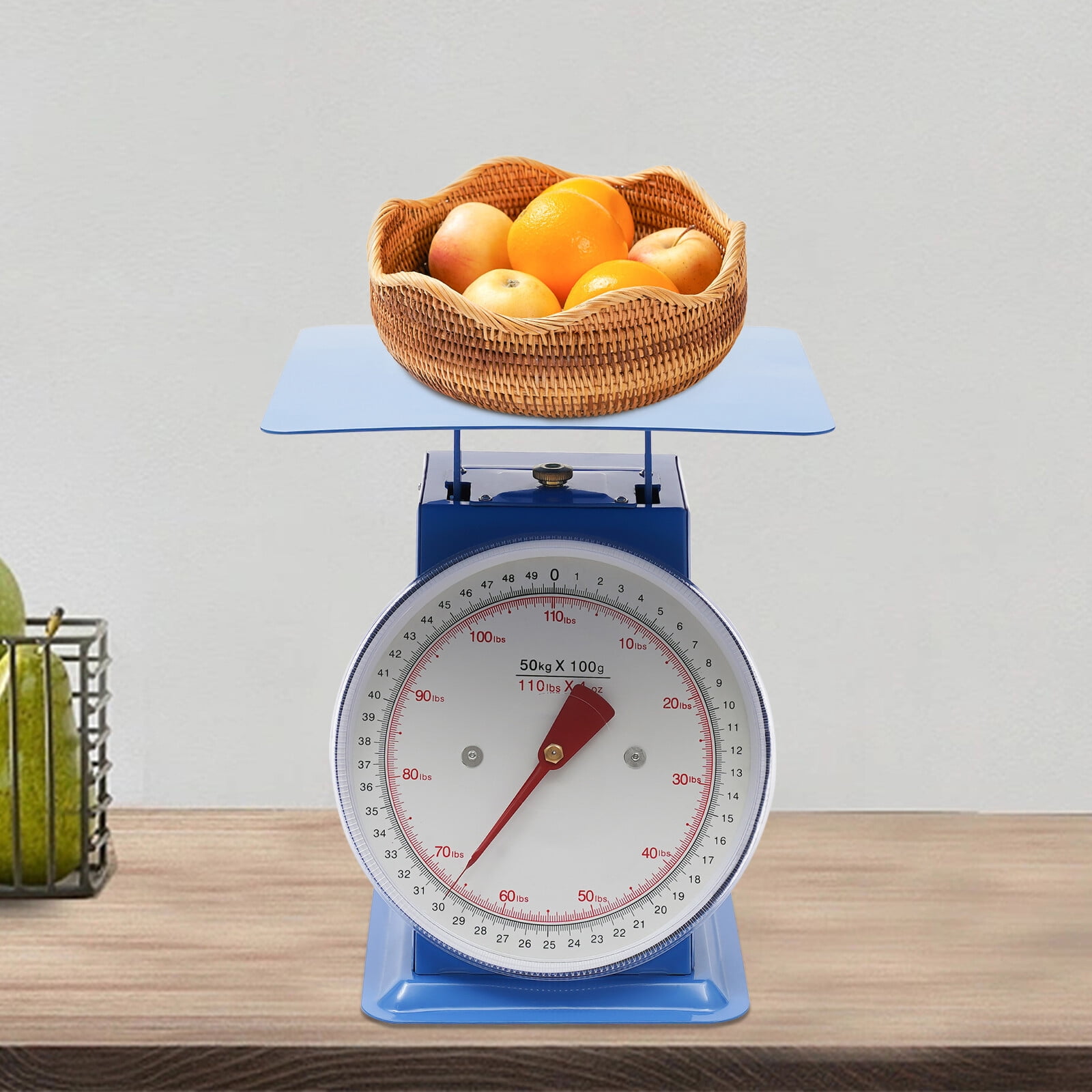 110LBS Heavy Duty Portion-Control Mechanical Dial Scale with Iron ...