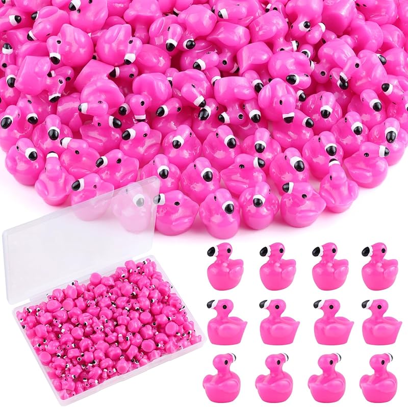 Mini Resin Animals Cute Pink Tiny Miniature Accessories - Walmart.com