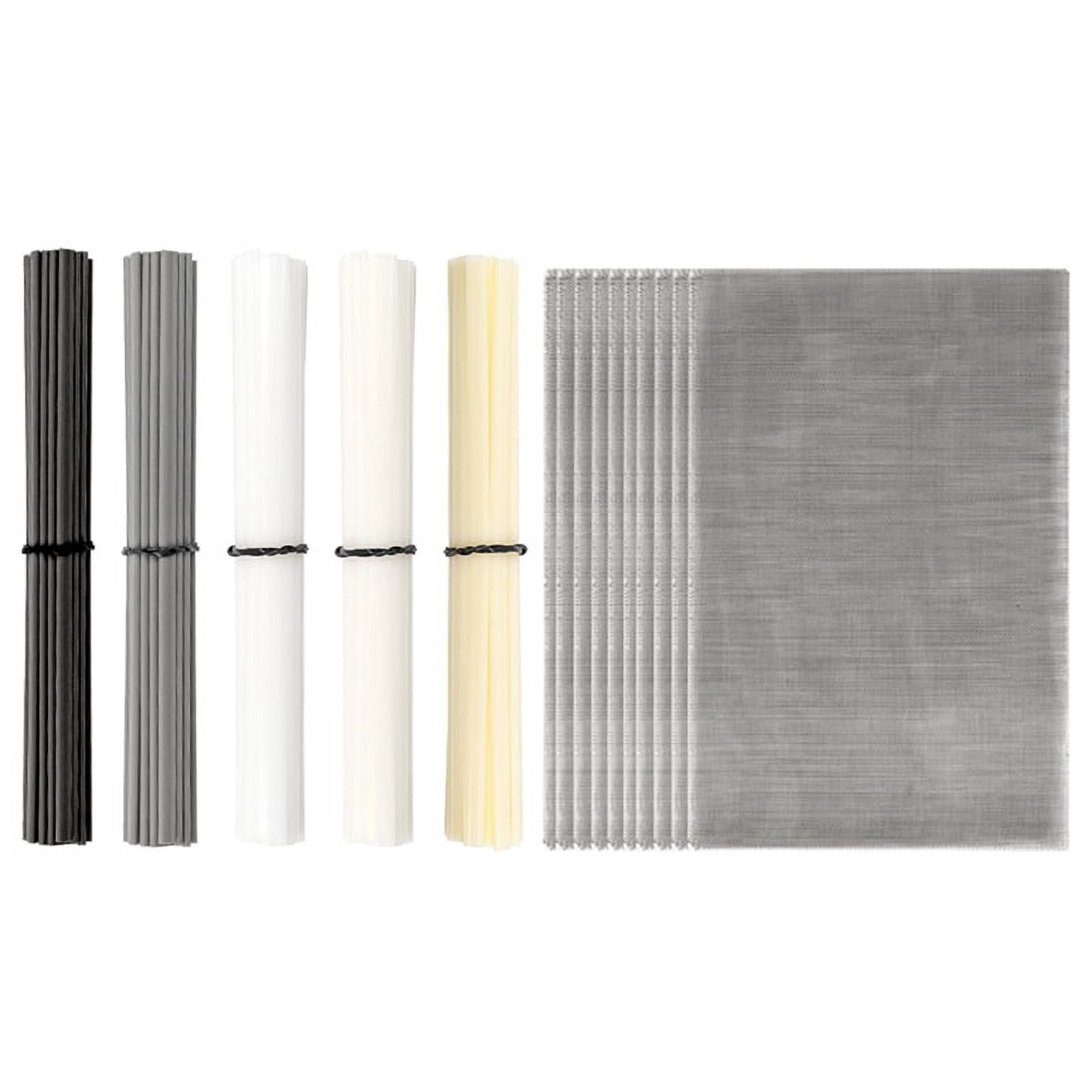 110Pcs Plastic Welding Kit,ABS PP PVC PE Plastic Welding Rods,Stainless ...