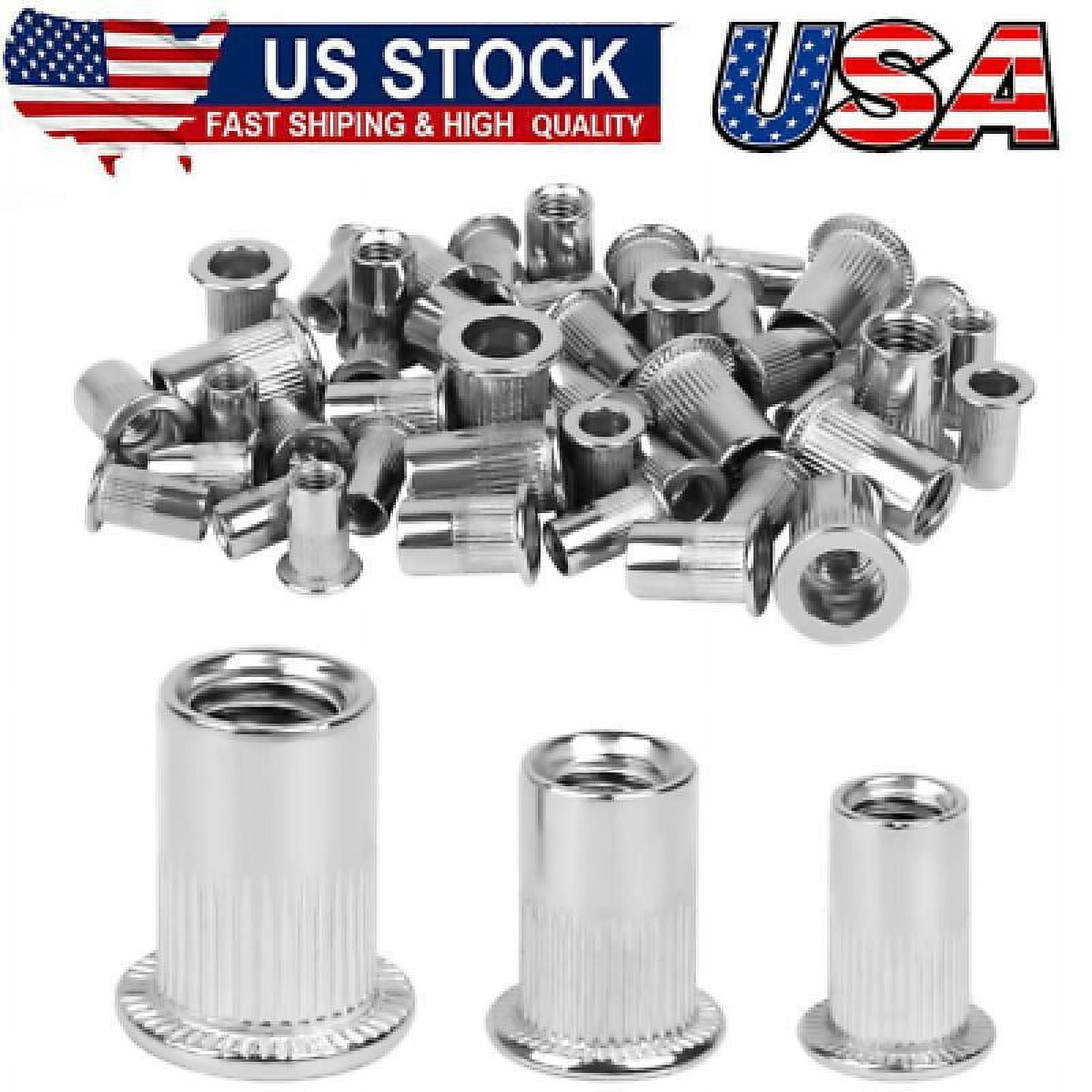110Pcs Rivet Nuts Stainless Steel Blind Rivet Nuts Rivet Nut M5 M6 M8 ...