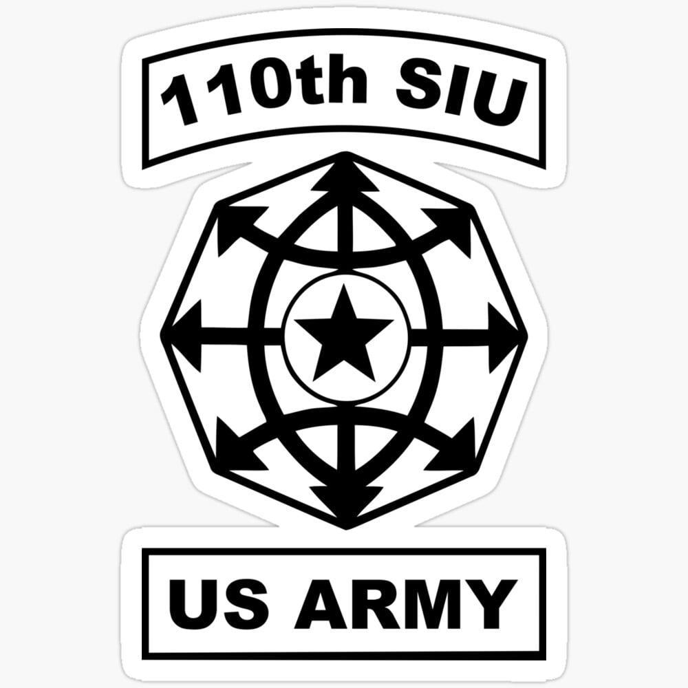 110Th Mp Special Investigations Unit Sticker Phone Decal Water Bottle ...