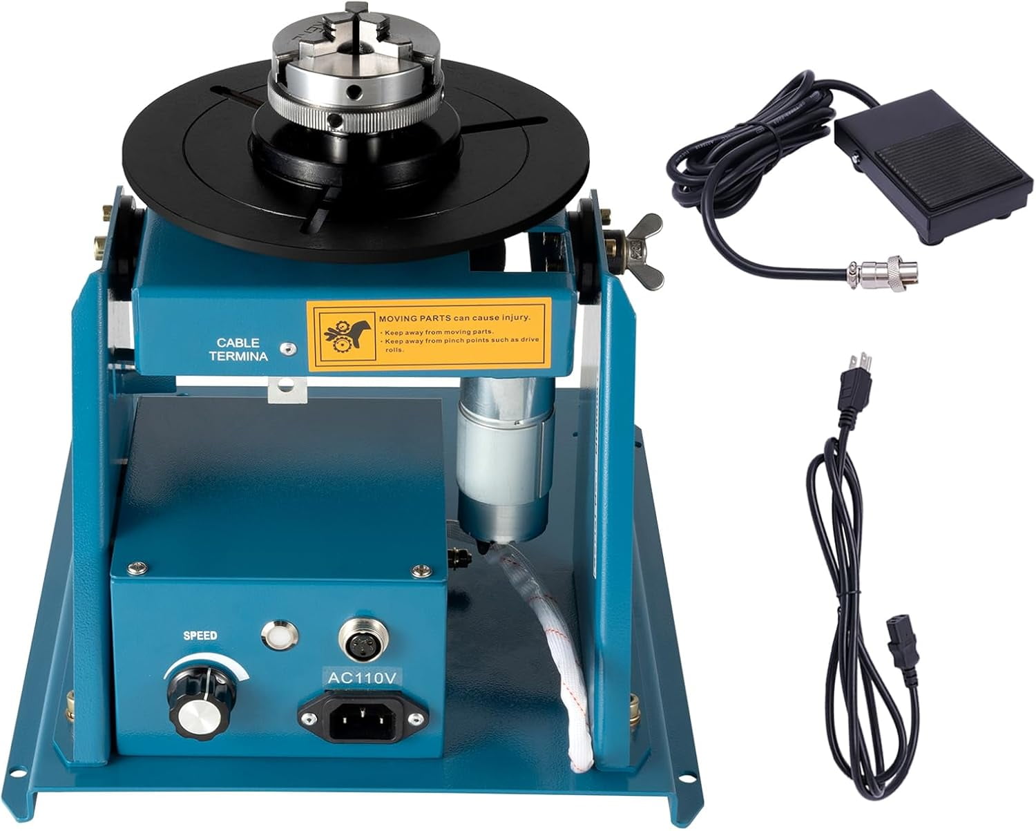 110V 10KG Portable Welder Positioner Turntable Machine, Rotary Welding ...