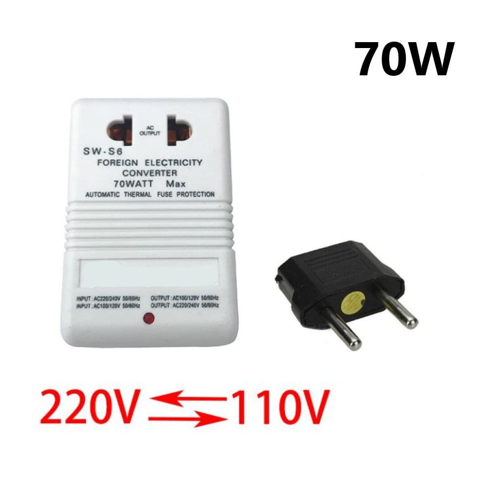 110V/120V To 220V/240V Step-Up&Down Voltage Converter 70W Transformer Travel Bosisa - Walmart.com