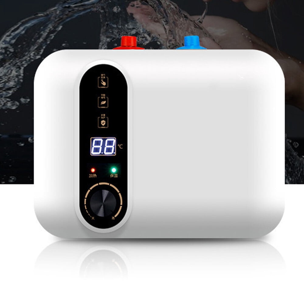 110V 1500W Electric Hot Water Heater, 2.6 Gallon Water Heater Storage ...
