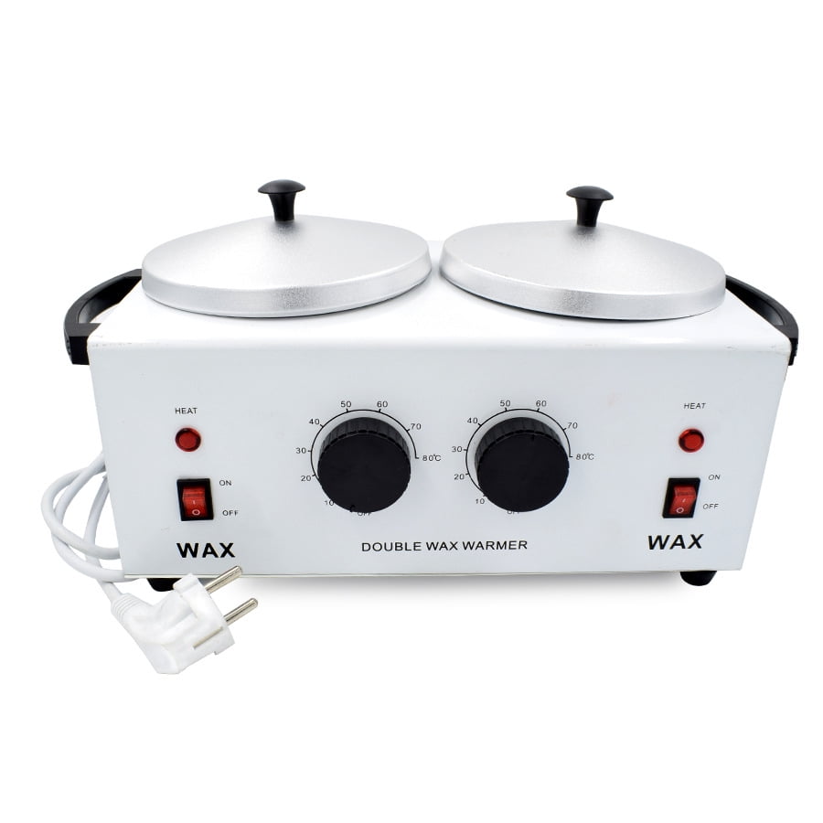 110V/220V Double Tank Depilatory Wax Heater Machine Paraffine Warmer ...