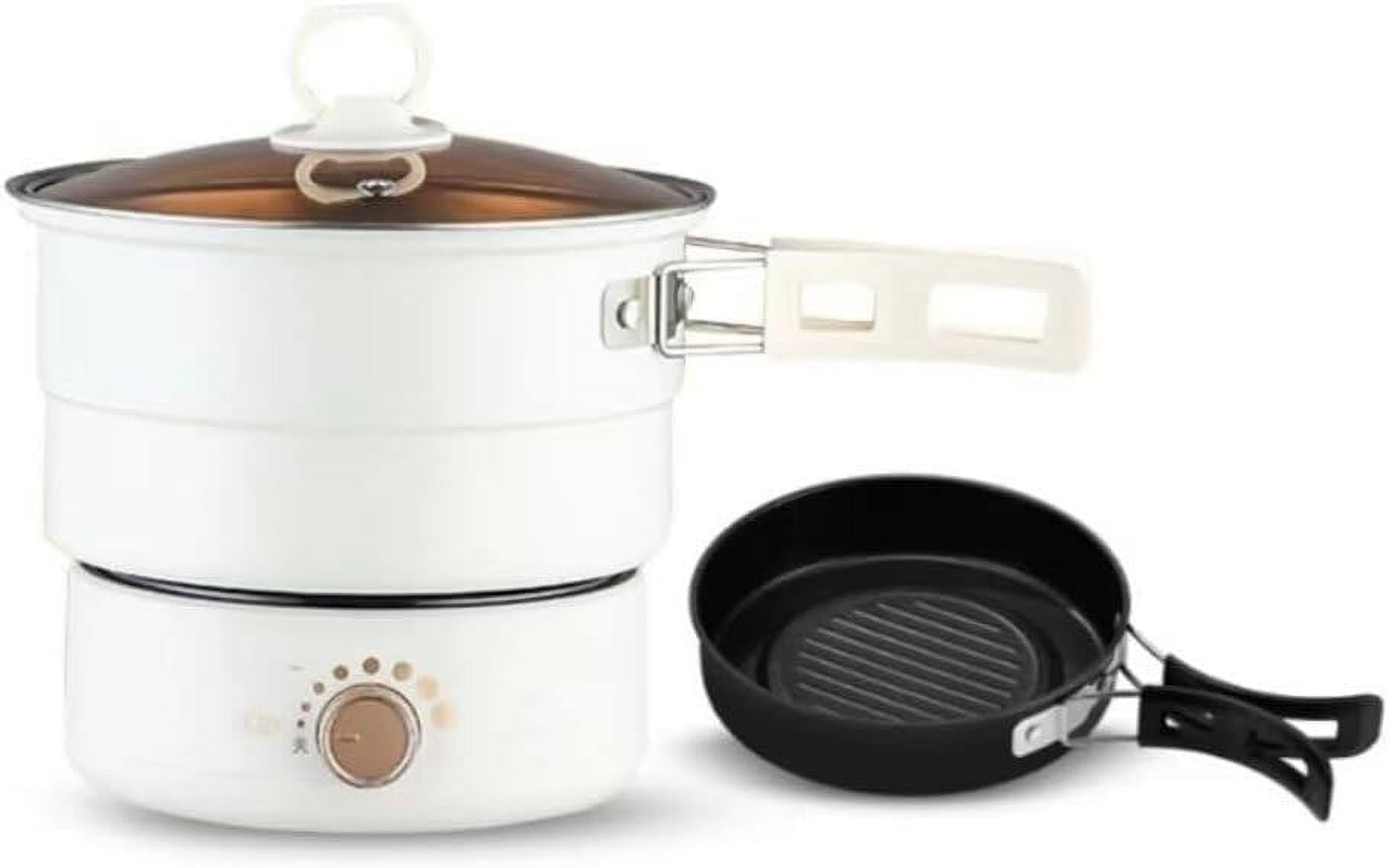 110V/220V Electric Split Cooking Pot Foldable Multifunctional Pot ...