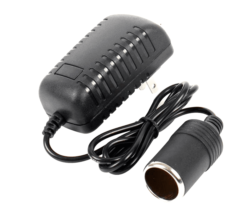 110V-240V AC Plug To 12V DC Car Cigarette Lighter Converter Socket ...
