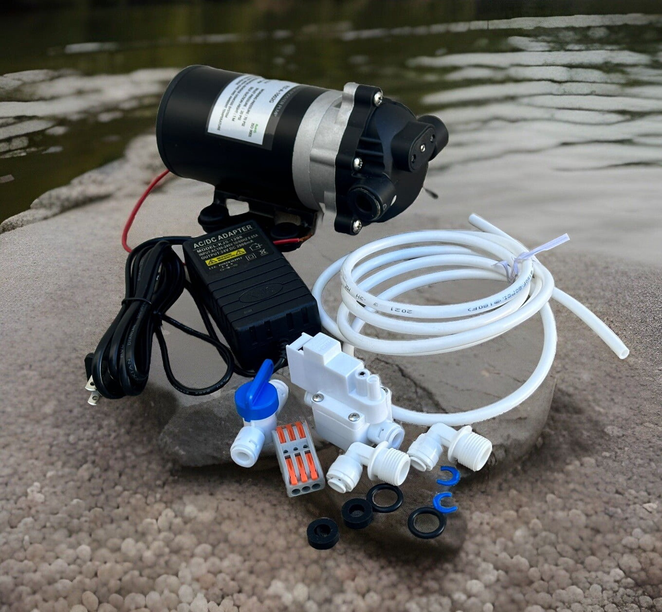 110V/24V DC/AC Diaphragm Water Pump, Booster Pump for Reverse Osmosis ...