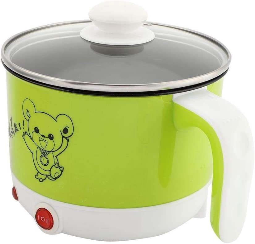 110V 450W Electric Mini Cooking Pot, Double Anti-Heating Cooking Pot ...