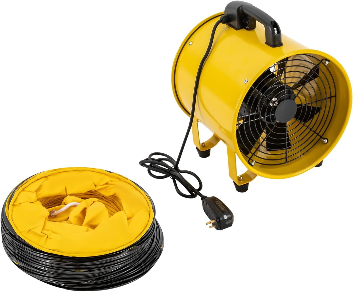 110V 520W Utility Blower Fan 12Inch Paint Booth Exhaust Fan 2500 ...