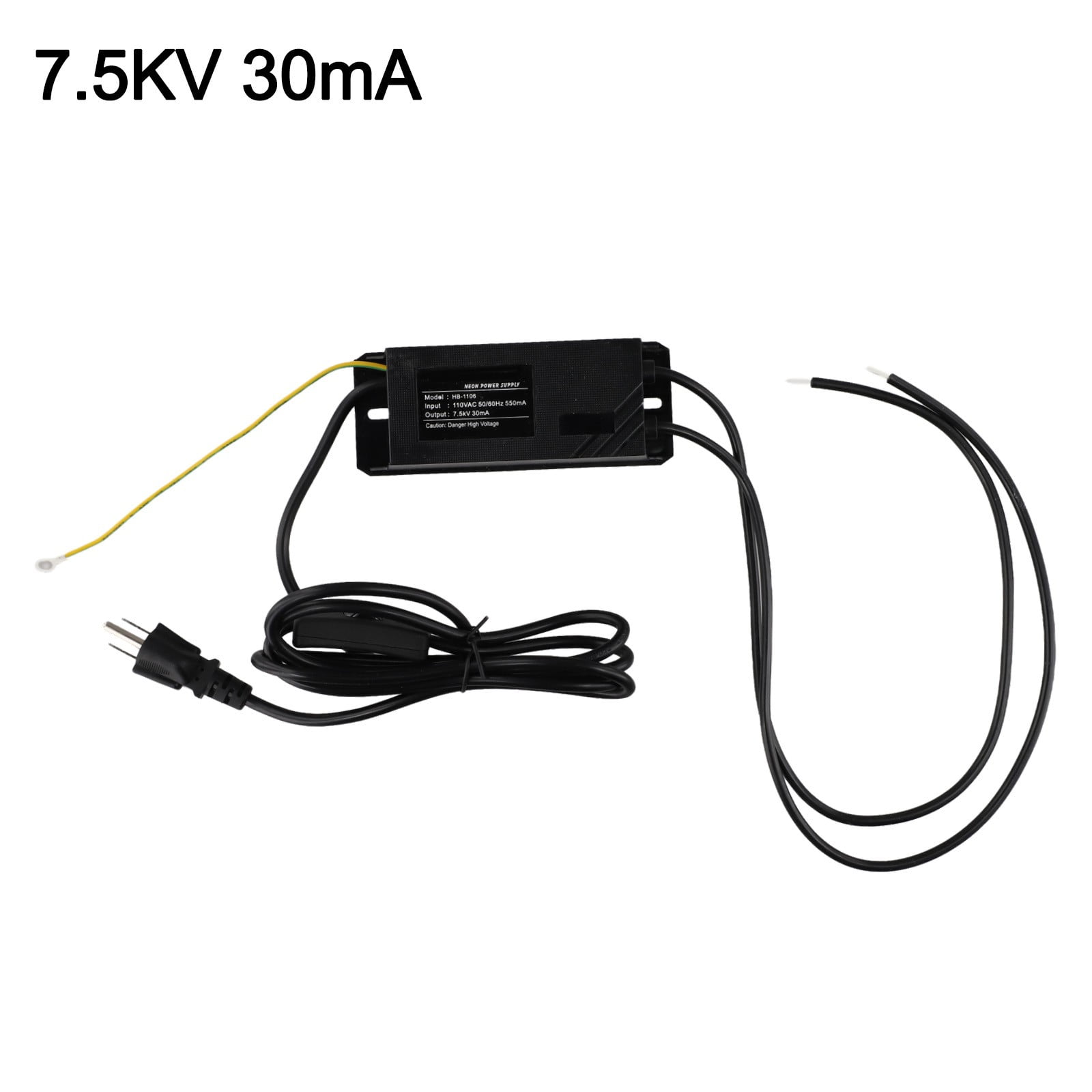 110V Ac Neon Lights Electronic Transformer With Adapter 7.5Kv 30Ma ...