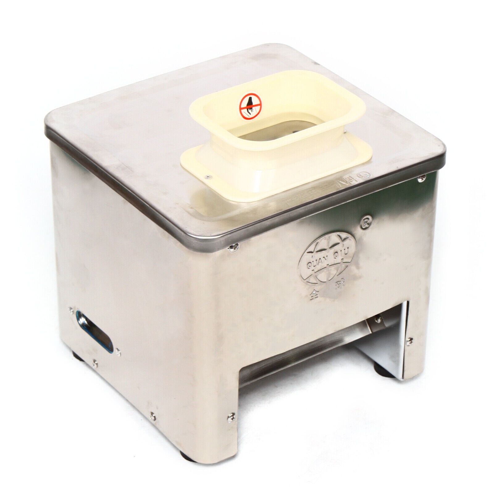 110V Commercial 3.5mm Blade Desktop Meat Cutting Machine, 80kg/h 550W ...