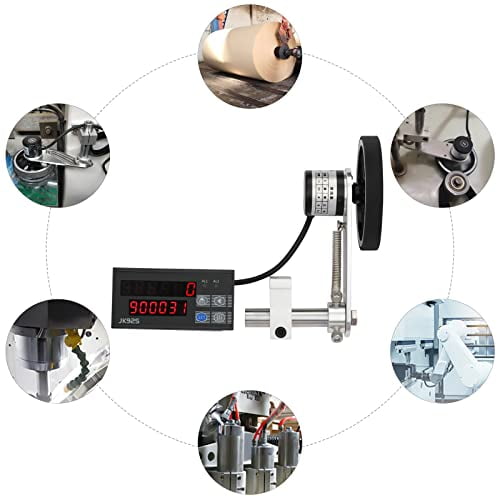 110V Digital Length Meter Counter, Mechanical Length Counter Single ...