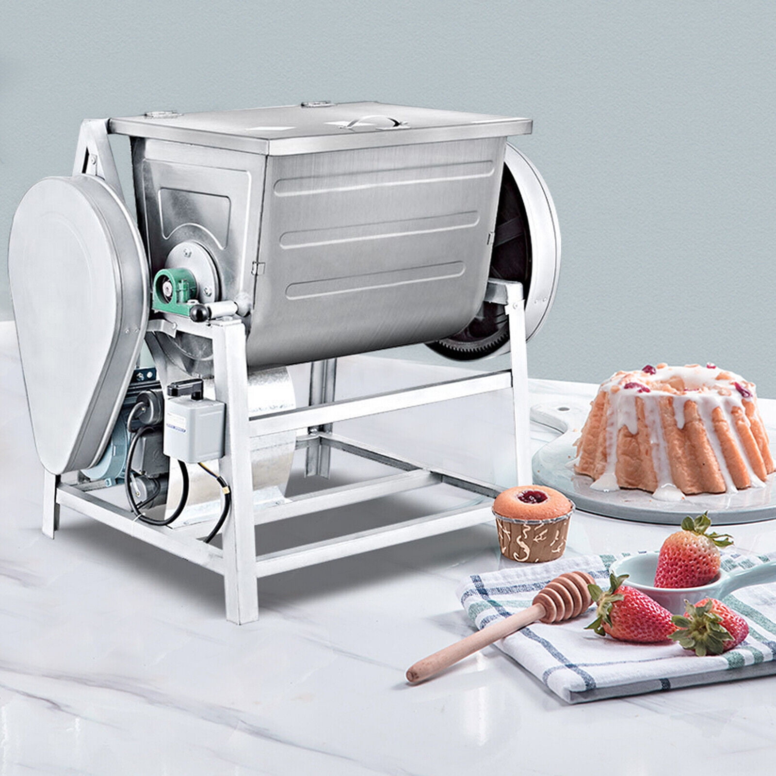 110V Dough Mixer Machine 30 QT 15KG Commercial Electric Flour Meat Mixing Mixer - Walmart.com