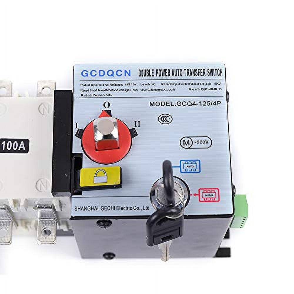 110V Dual Power Automatic Transfer Switch Dual Power Generator ...