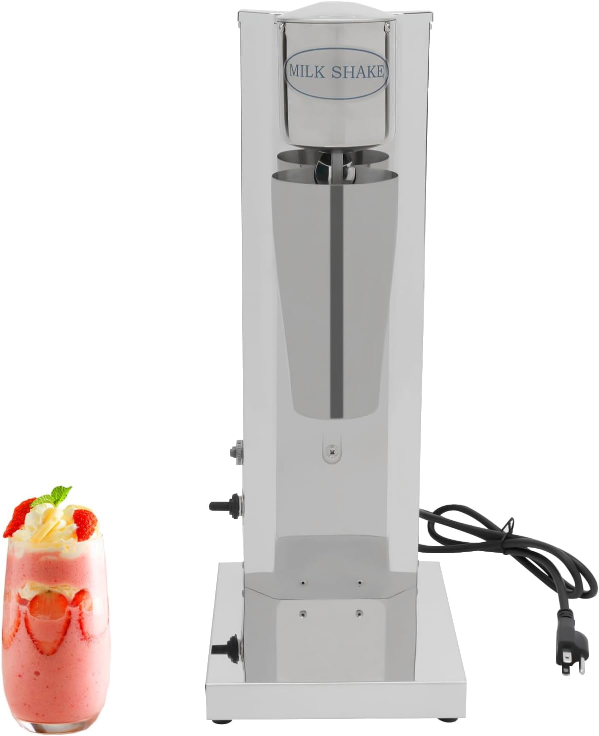 110V Electric MilkShake Maker Frappe Machine Drink Mixer 180W Cocktail ...