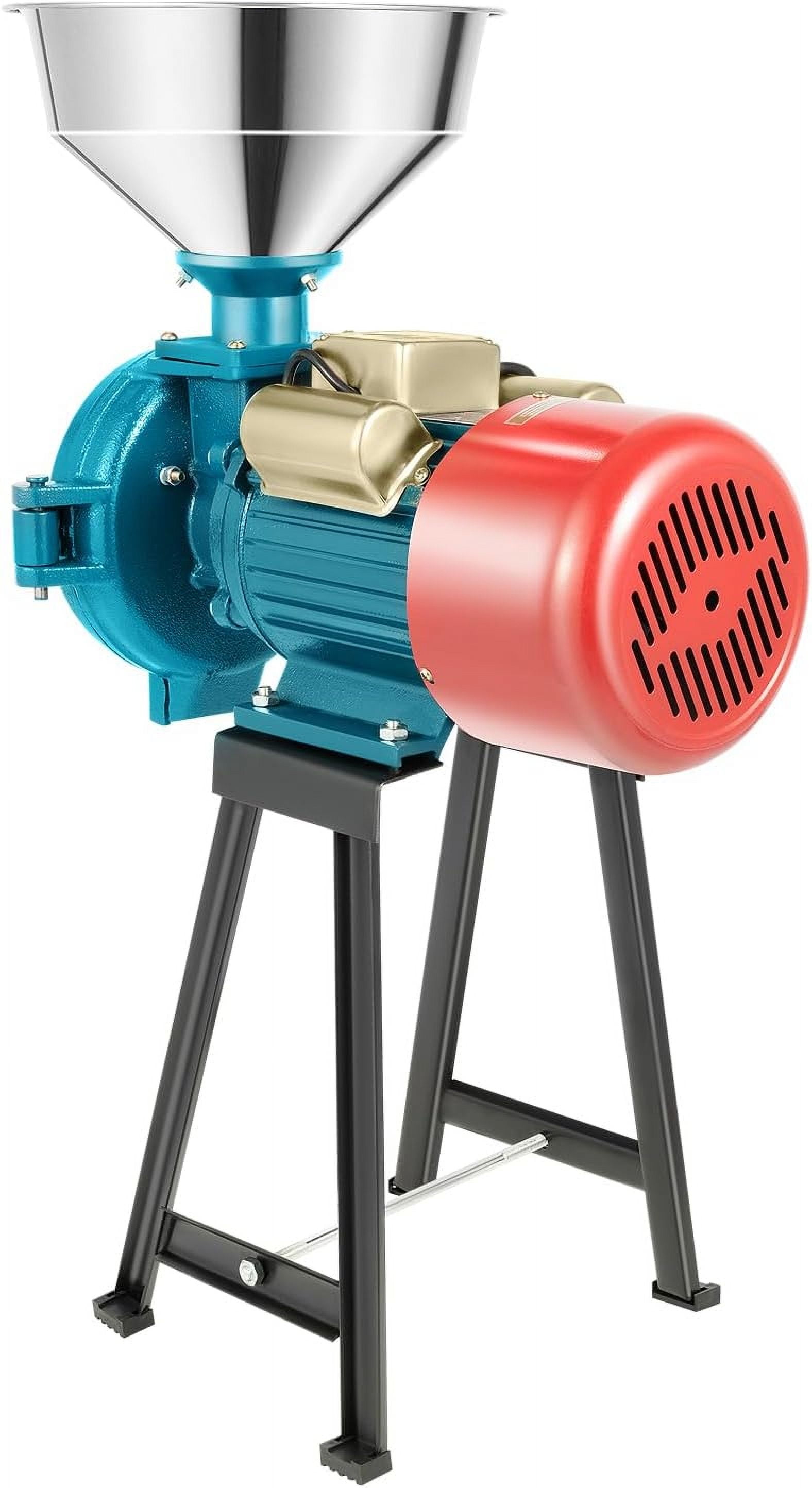 110V Electric Mill Grinder Heavy Duty Commercial Grain Mill Machine Dry ...