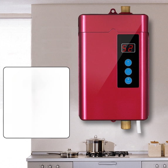 110V Electric Tankless Water Heater, 3000W Instant Hot Water Heater ...