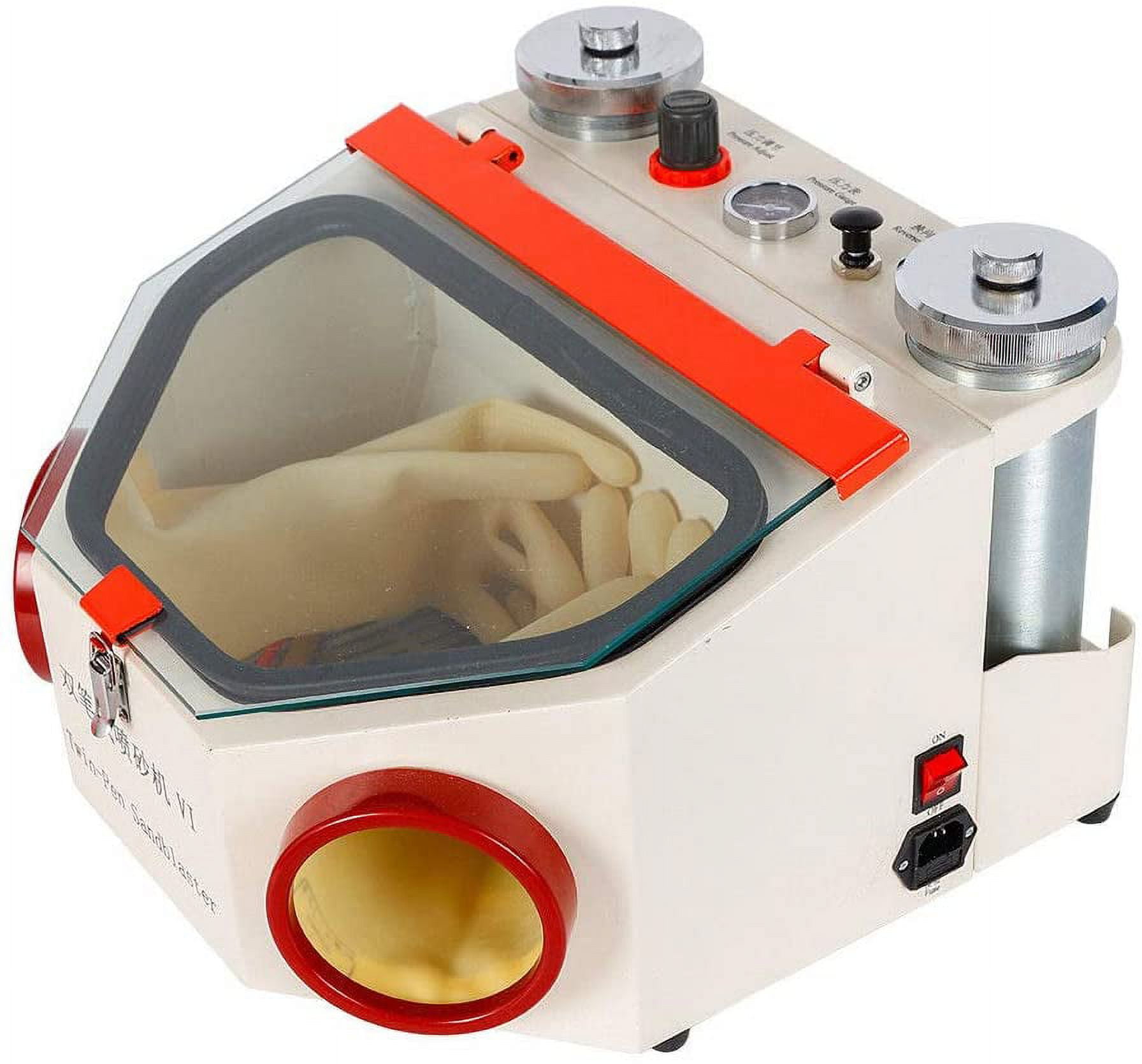 110V Equipment Double Pen Fine Sandblaster Unit Twin-Pen Sand Blaster ...