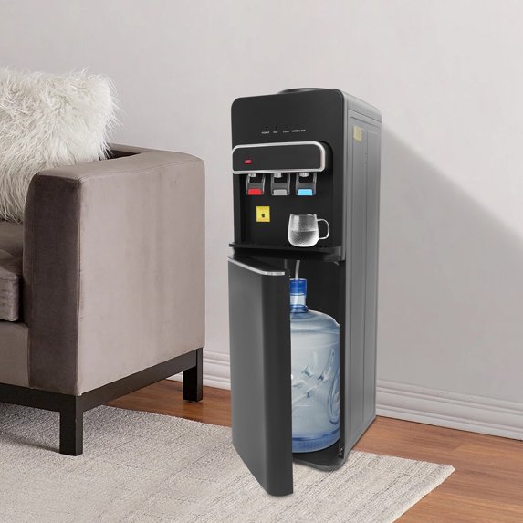 110V Floor Standing Electric Water Dispenser - Hot/Cold/Room ...