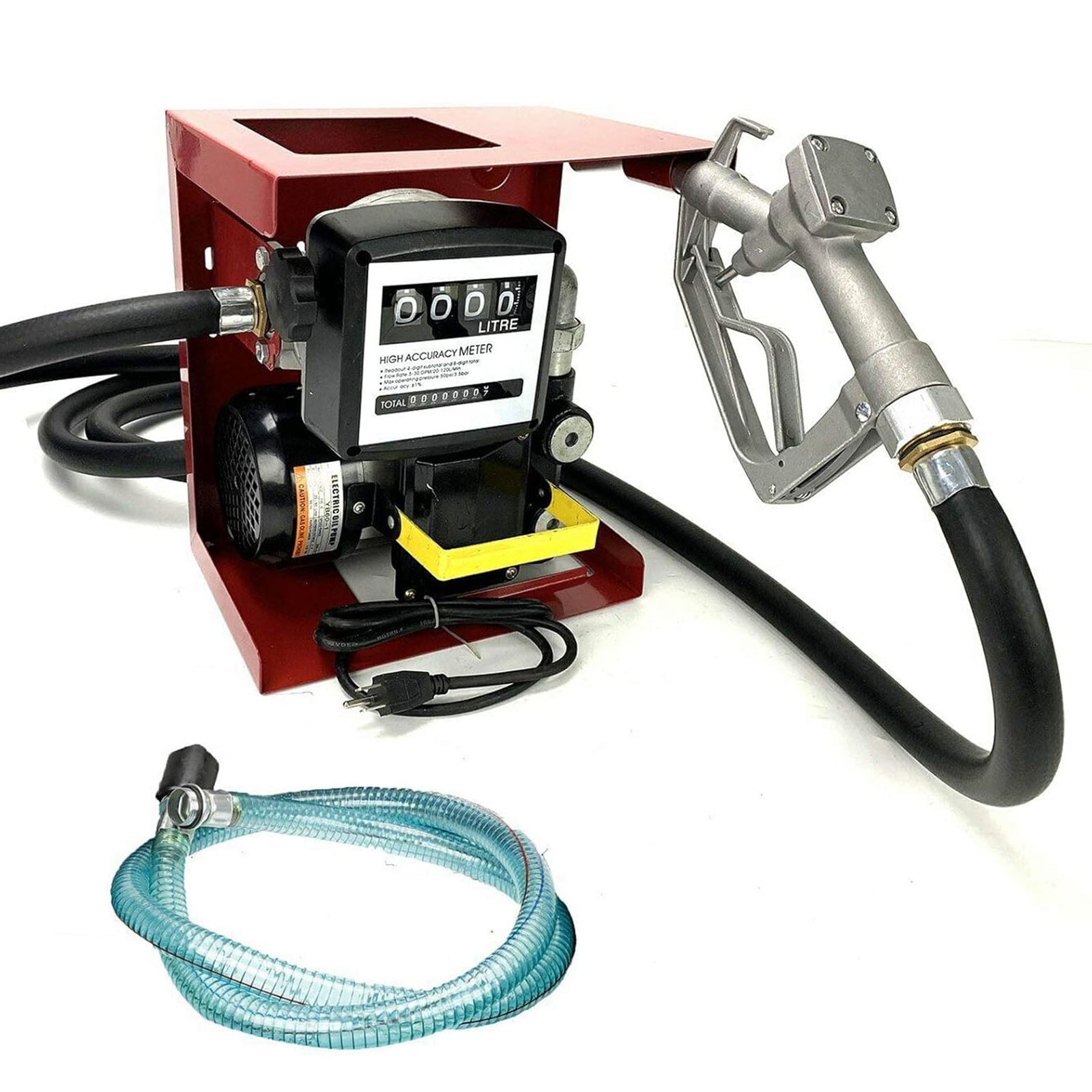 110V Fuel Transfer Pump Diesel Gas Kerosene Car Tractor Truck Oil ...
