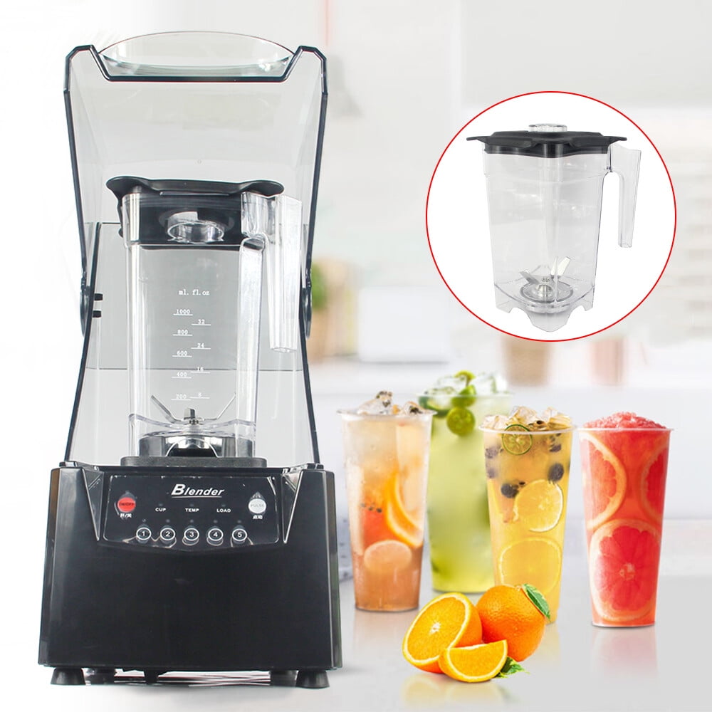 110V Heavy-duty Commercial Blender With Shield Quiet Sound Enclosure 1 ...
