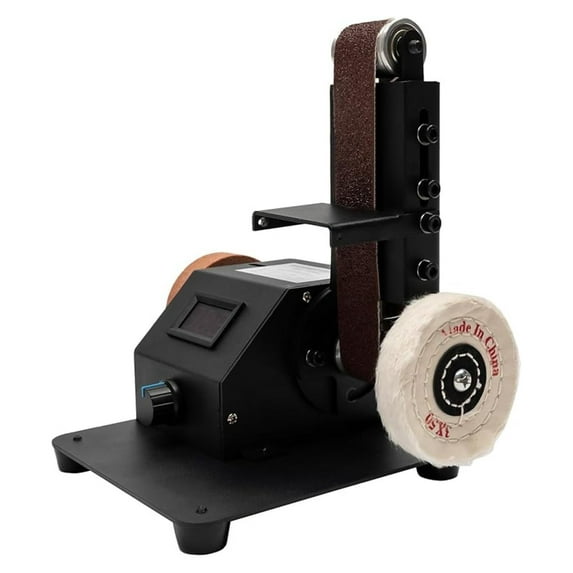 110V Mini Belt Sander,0-8500r/min Adjustable Speed,1.1 * 14.9 in Belt ...