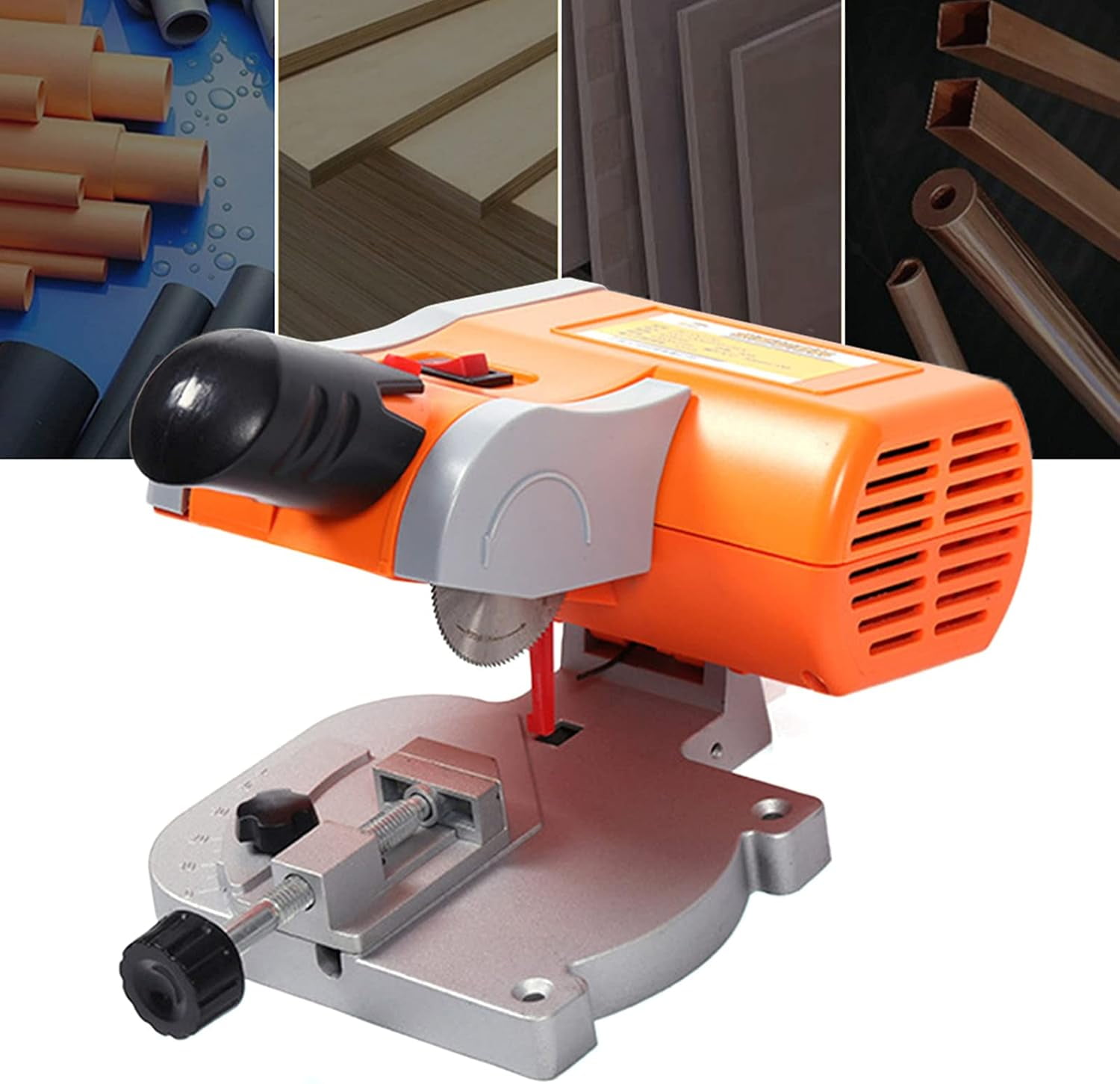 110V Mini Benchtop Cut Off Miter Saw 7800r/min home Hobby Crafts Cuts ...