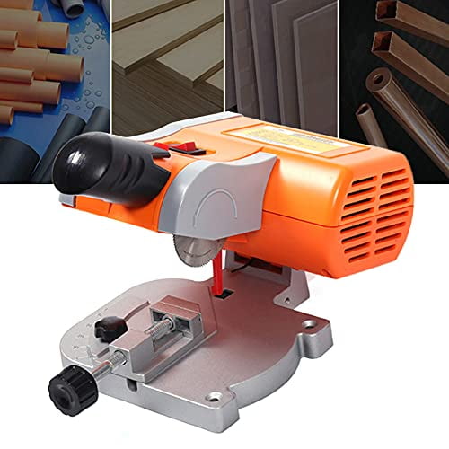 110V Mini Benchtop Cut Off Miter Saw 7800r/min home Hobby Crafts Cuts ...