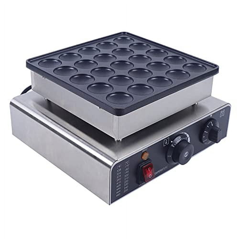 110V Mini Pancake Maker Bread Maker 800W Commercial Electric Non-Stick ...