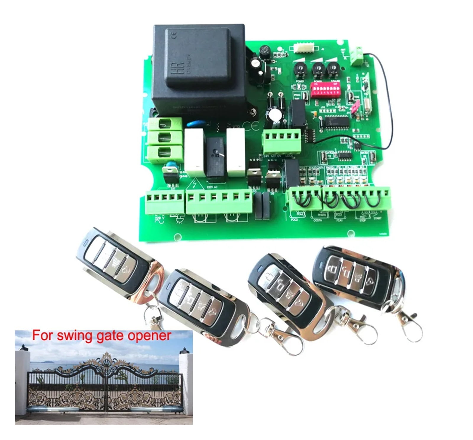 110V Or 220V Circuit Board For Automatic Double Arm Swing Gate Opener ...