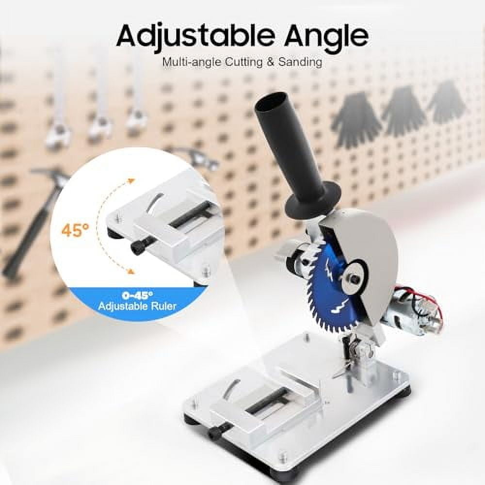 110V Portable Tabletop Saw, 96W Adjustable Chop Mini Miter Saw ...