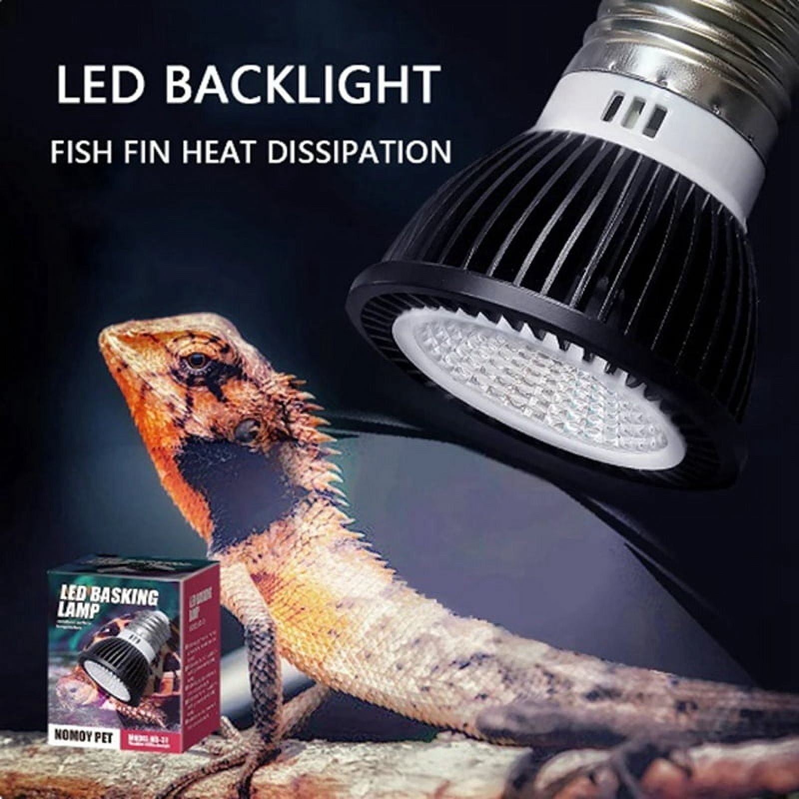 110V Reptile UVB Light Energy-Saving Eye Protection Led Lamp Pro Turtle ...