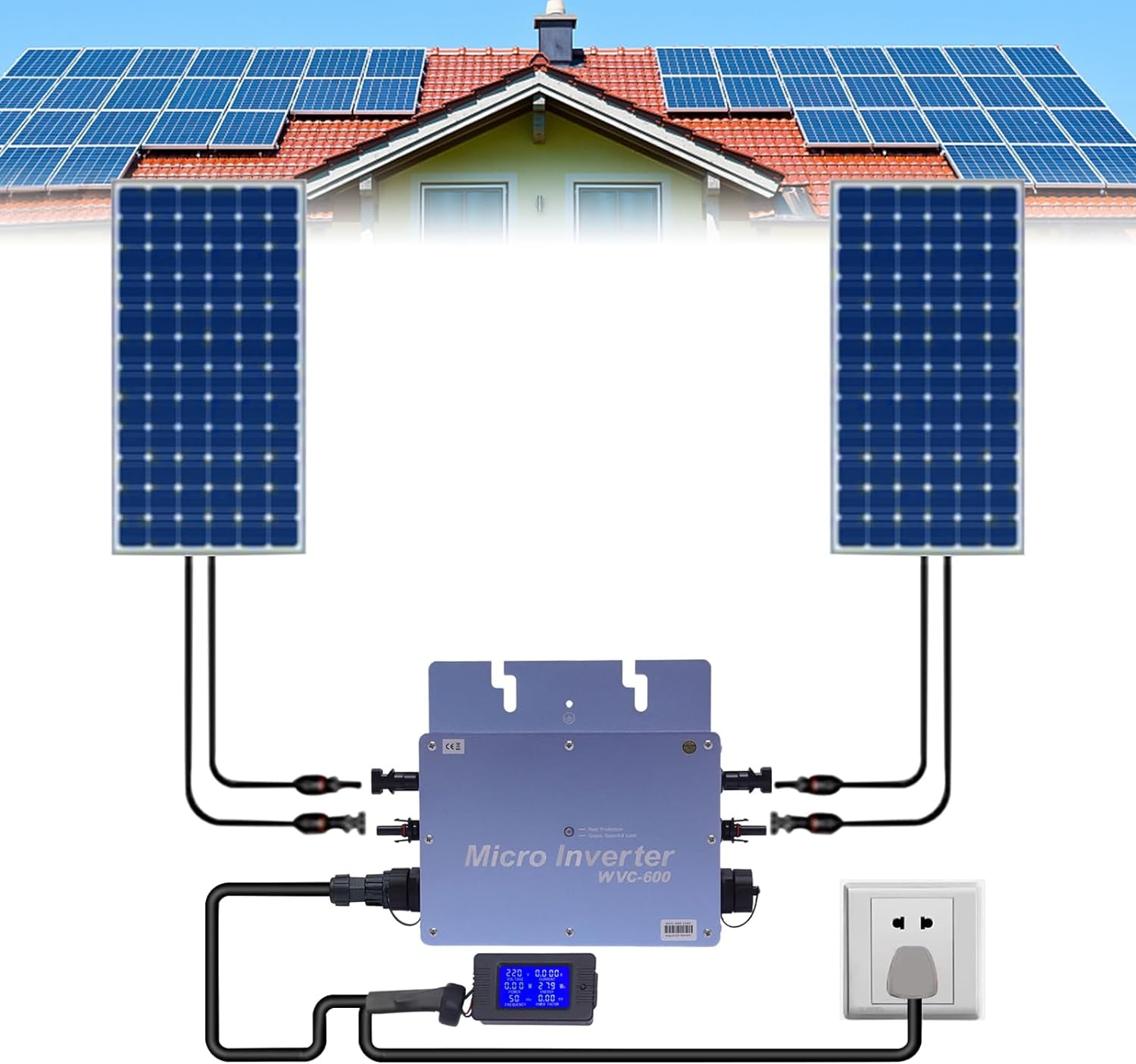 Miumaeov WVC-600W 110V 550-Watt Continuous 600-Watt Surge Power ...