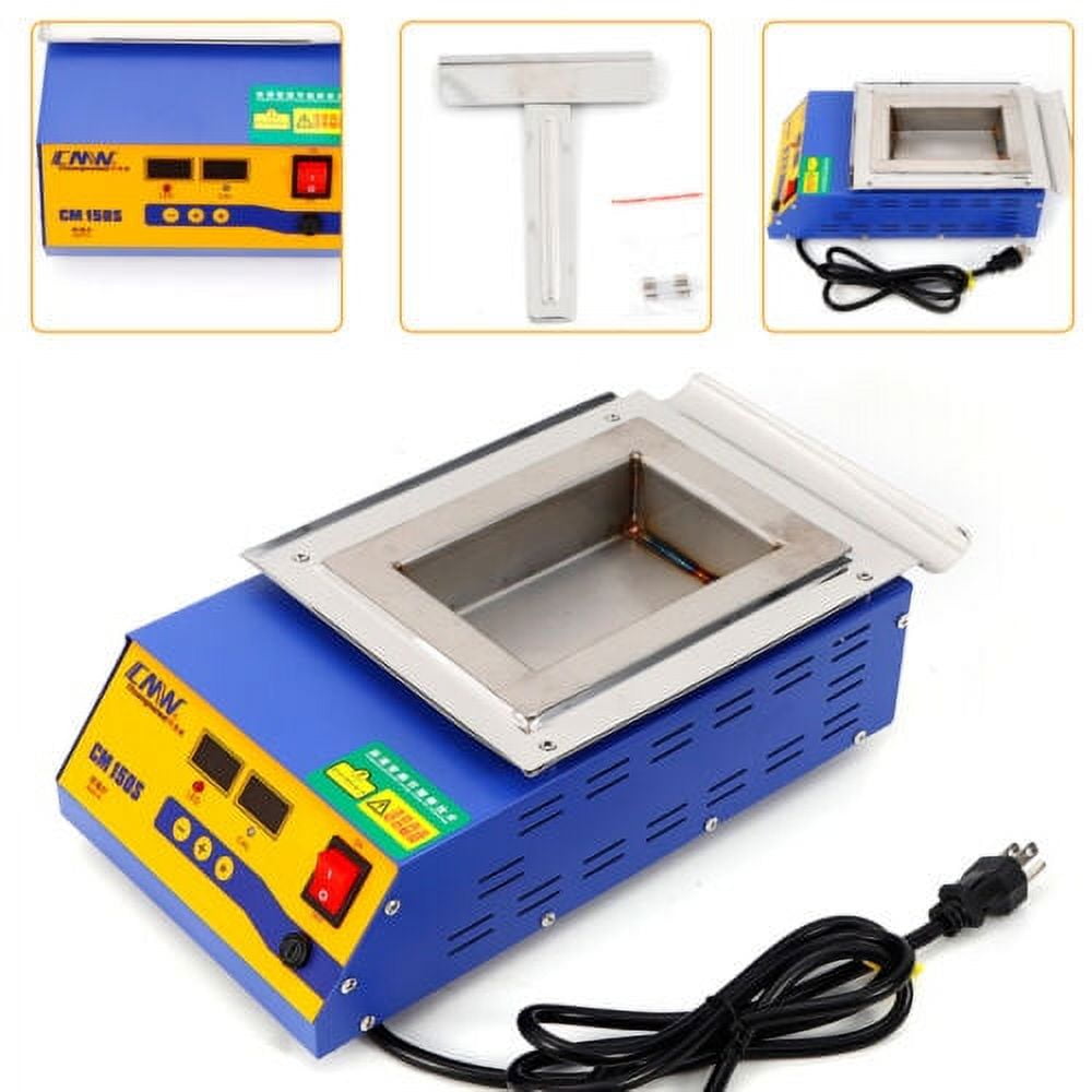 110V Solder Pot Soldering Desoldering Bath Titanium Plate Max 400°C CM ...