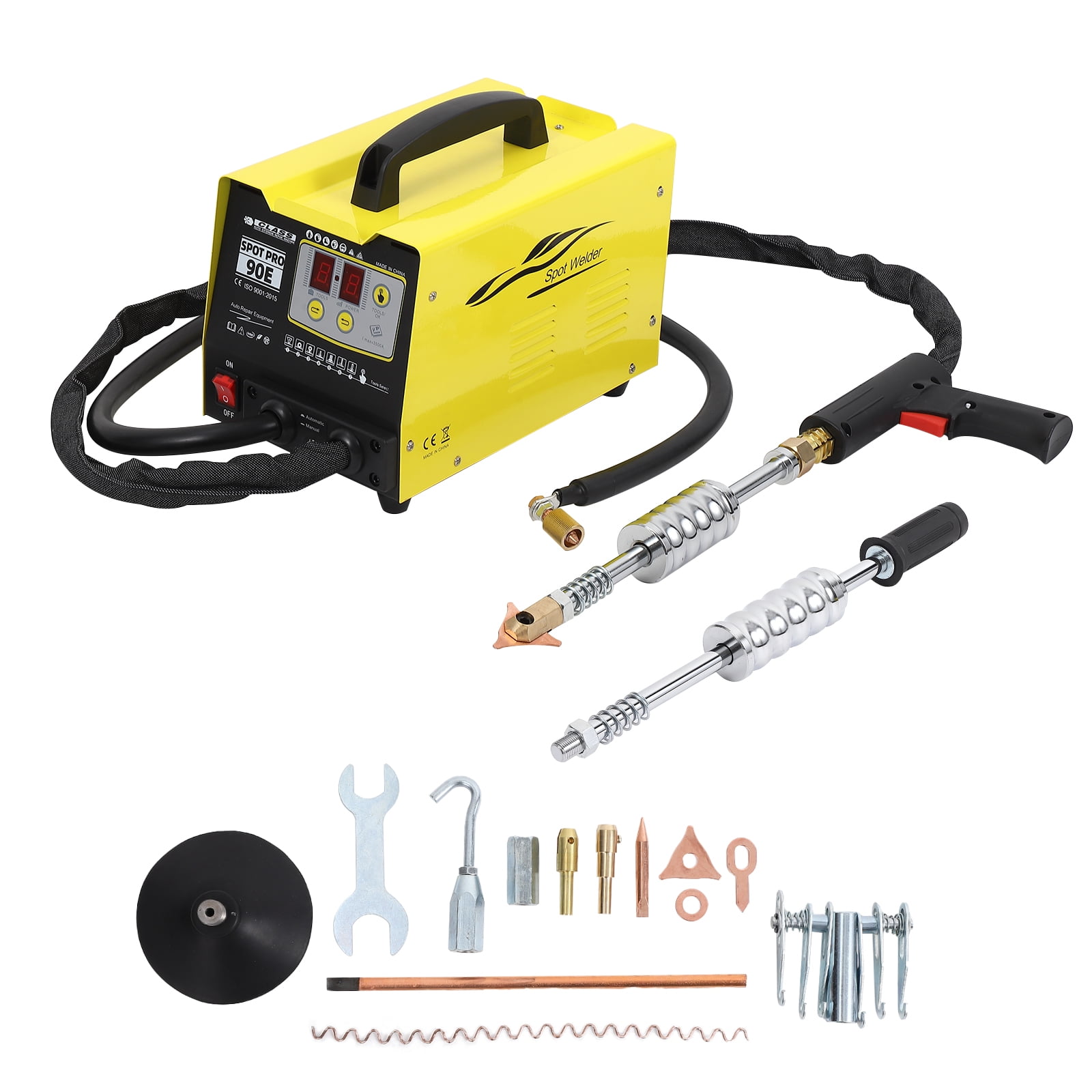 110V Spot Welder Dent Puller, 7 Modes Intelligent Induction Dent Puller ...