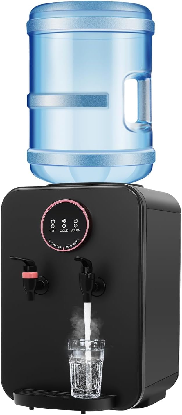 110V Top Loading Countertop Water Dispenser, Mini Water Cooler ...