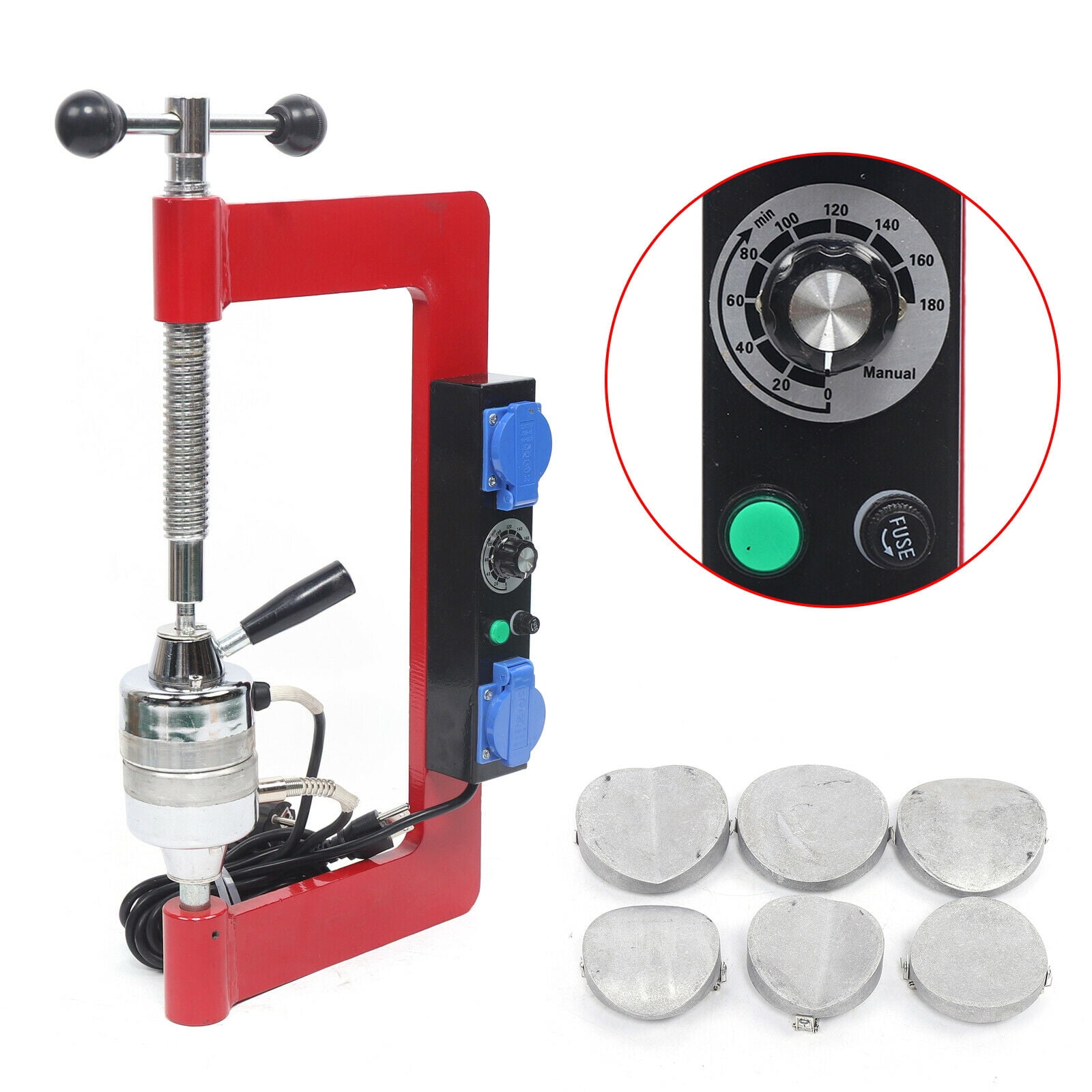 110V Tyre Repair Machine Vulcanizing Machine Tire Patches Maker With 6 ...