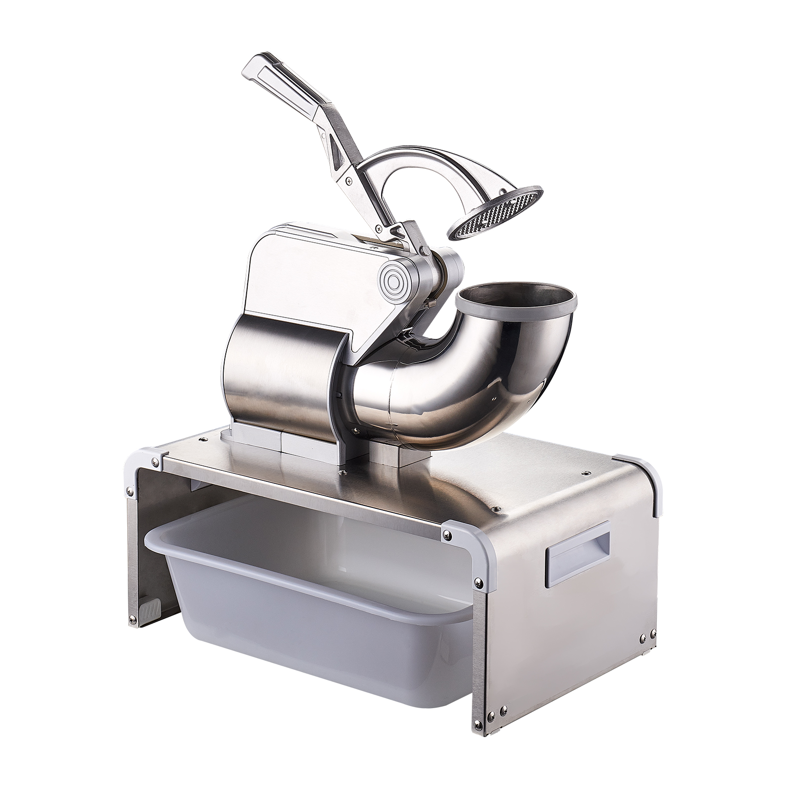 110V commercial ice breaker, electric snow cone machine with 4 blades ...