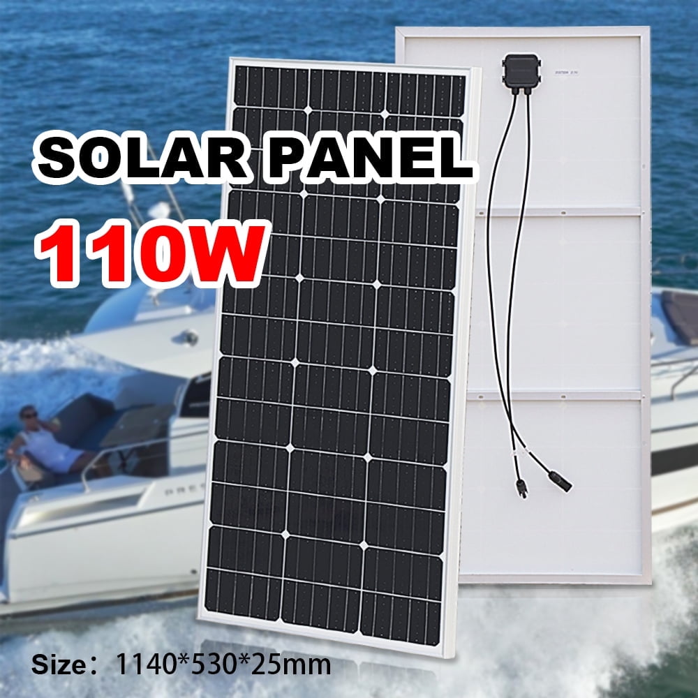 110W solar panel high efficiency monocrystalline photovoltaic module ...